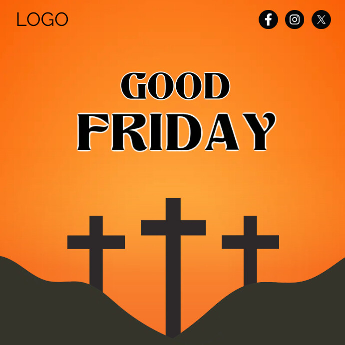 Good Friday Template | PosterMyWall