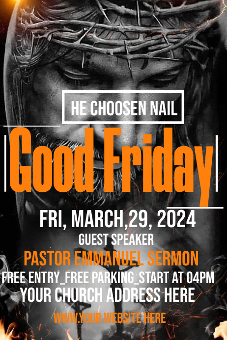 Good Friday Template | PosterMyWall