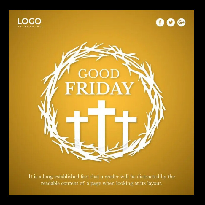 Good Friday Template | PosterMyWall