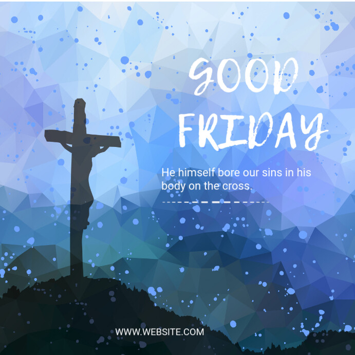 GOOD FRIDAY Template | PosterMyWall