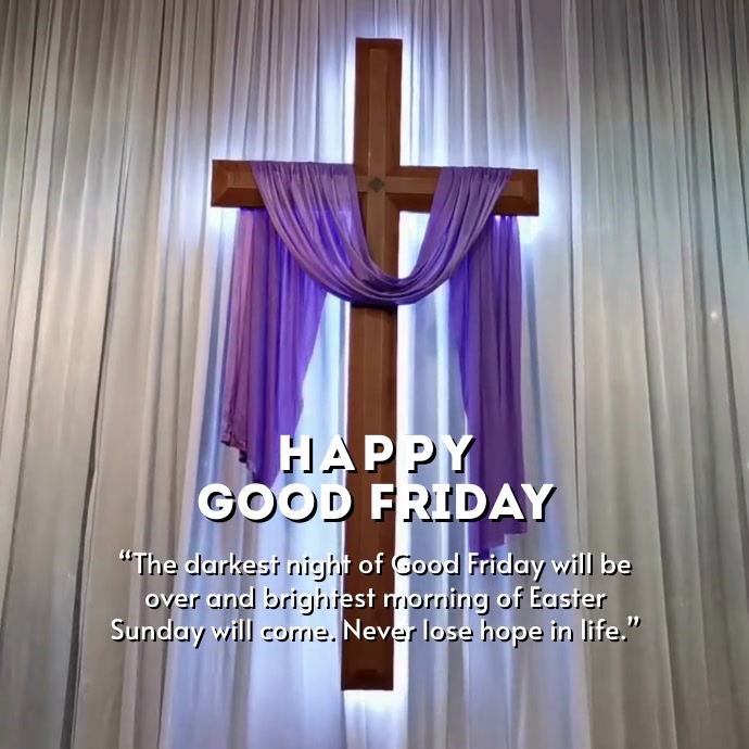 good friday Template | PosterMyWall