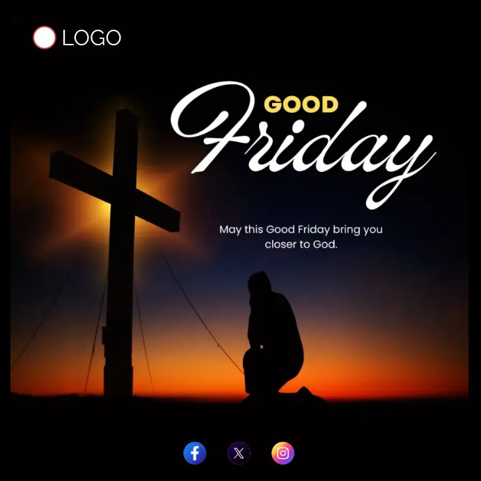 Good Friday Template | PosterMyWall