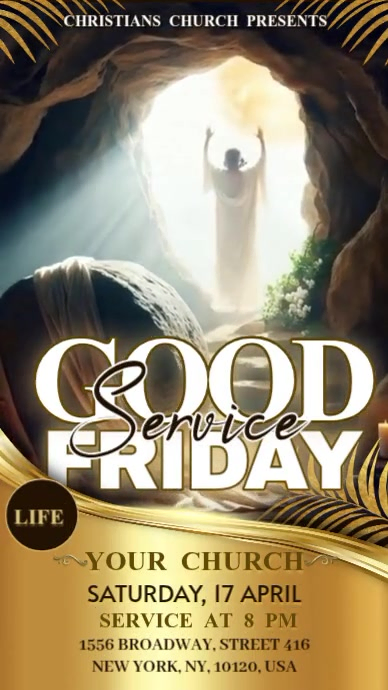 Good Friday Template | PosterMyWall