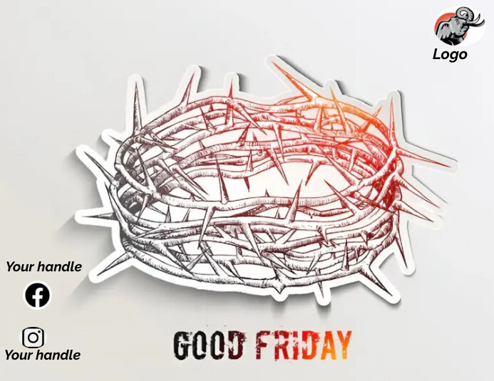 Copy of Good Friday Design Template | PosterMyWall