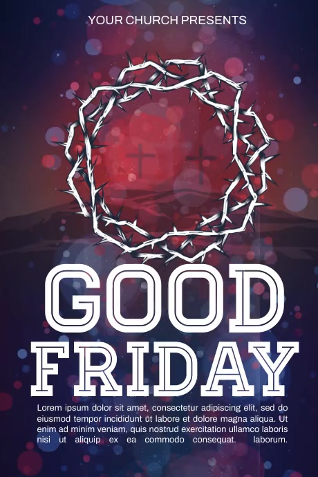 Good Friday Template | PosterMyWall