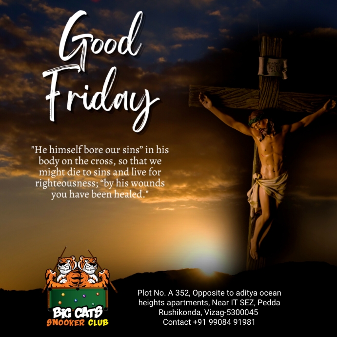 Copy of Good Friday | PosterMyWall