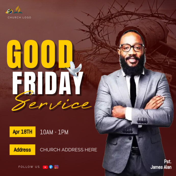 Copy of Good Friday | PosterMyWall