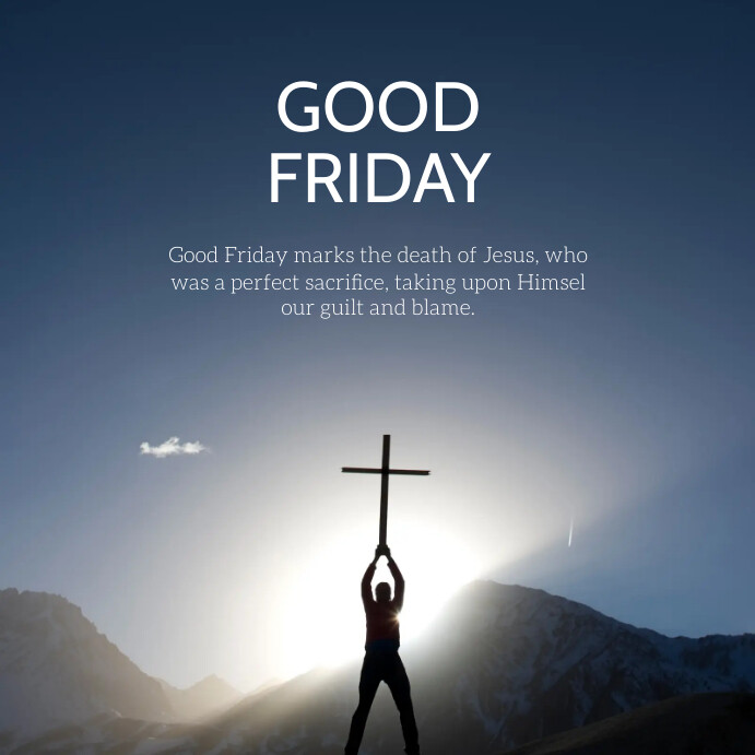 Good Friday Template | PosterMyWall