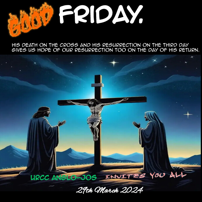 Plantilla de Good Friday | PosterMyWall