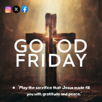 Good Friday Template | PosterMyWall