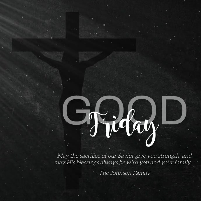 Good Friday Template | PosterMyWall