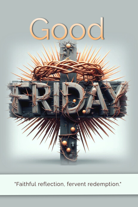 Good Friday Template | PosterMyWall