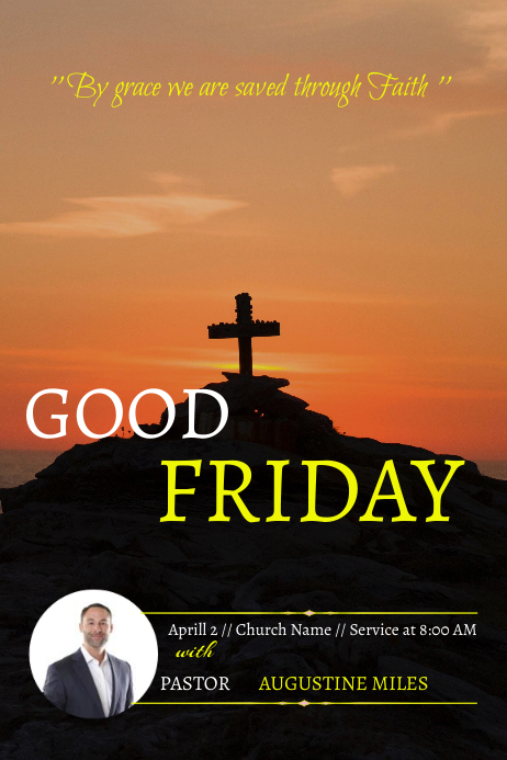 Good Friday Template | PosterMyWall