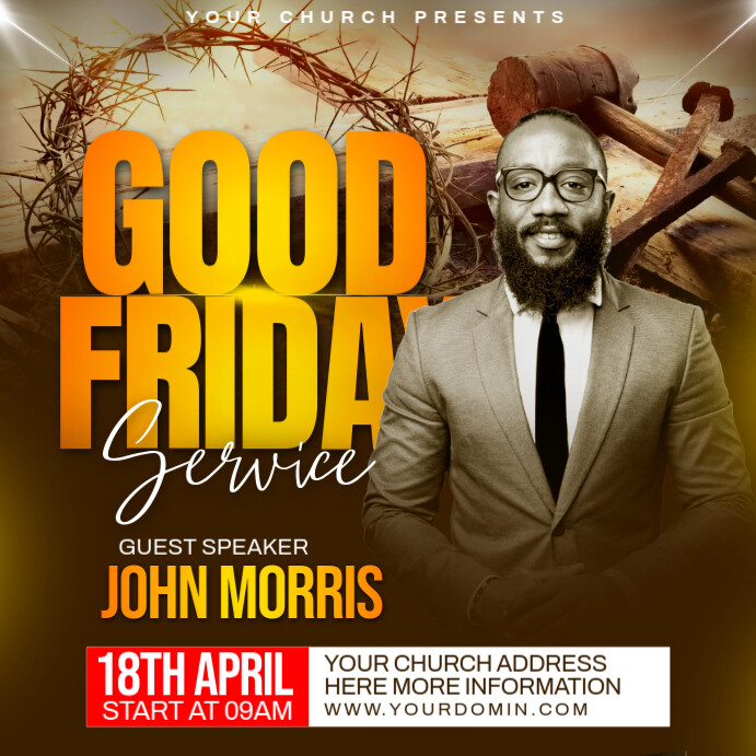 Copy of good friday | PosterMyWall