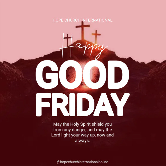 good friday Template | PosterMyWall