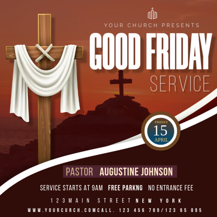 Good Friday Template | PosterMyWall