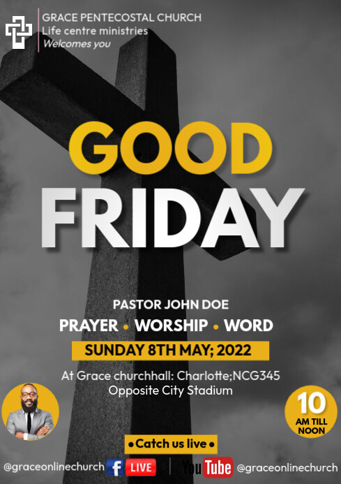 Copy of good friday | PosterMyWall