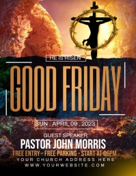 Good Friday Celebration Template | PosterMyWall