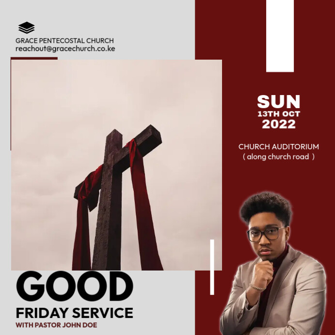 good friday Template | PosterMyWall