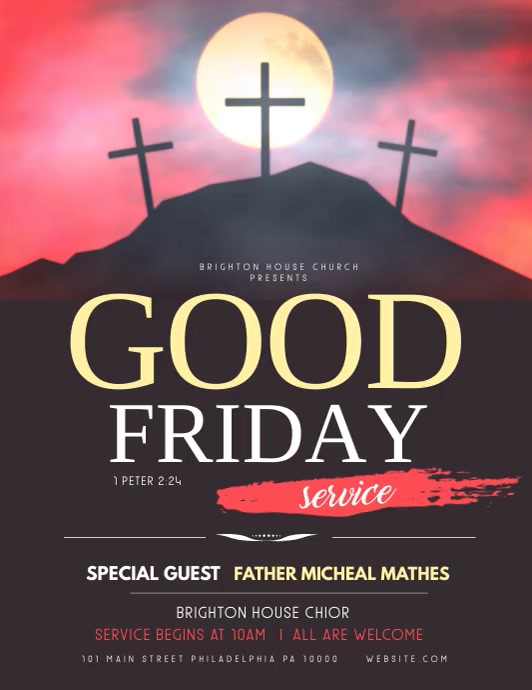 Good friday Template | PosterMyWall