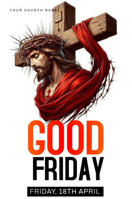 Good Friday Template | PosterMyWall