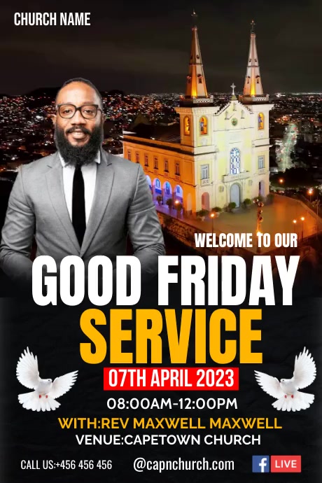 Good Friday Template | PosterMyWall