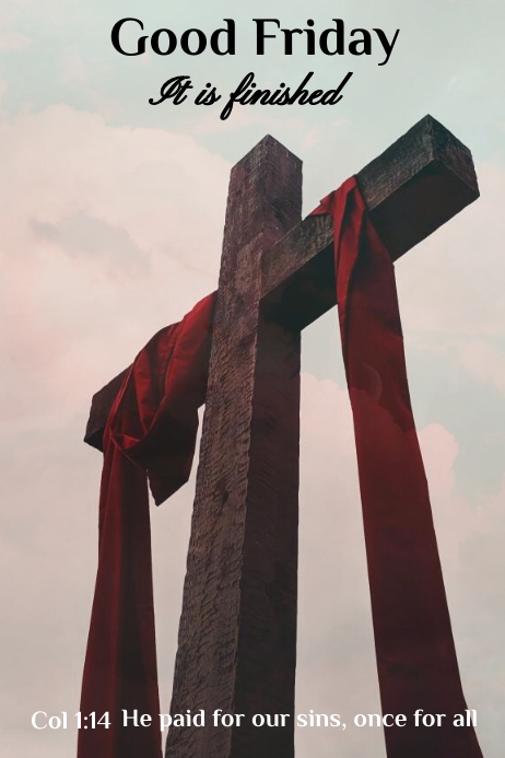 Good Friday Template | PosterMyWall