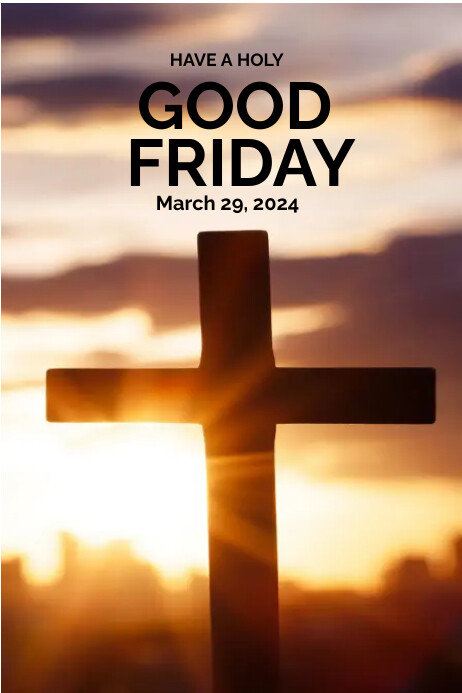 Good Friday Template | PosterMyWall