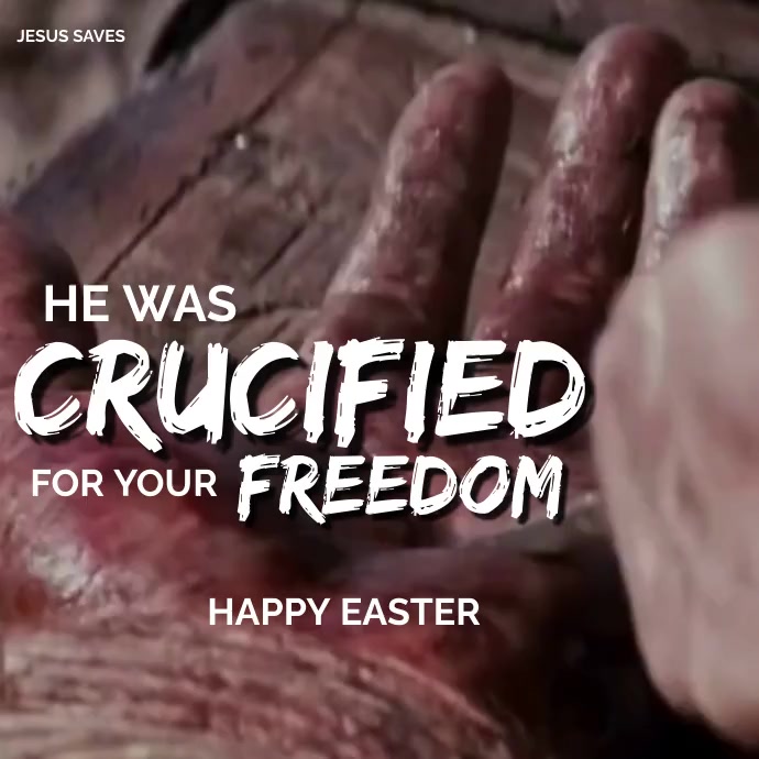 Good Friday/Easter Sunday Template | PosterMyWall