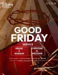 GOOD FRIDAY Template | PosterMyWall