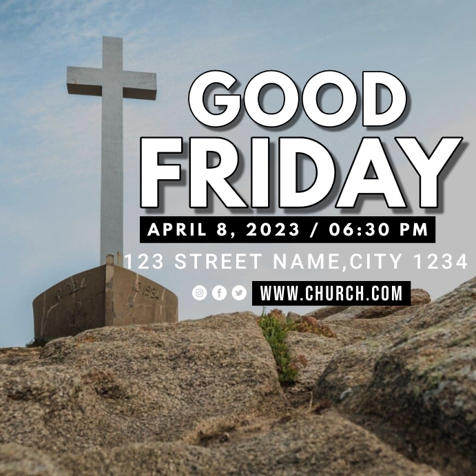 Copy of Good Friday Event | PosterMyWall