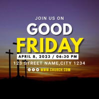 Good Friday Event Template | PosterMyWall