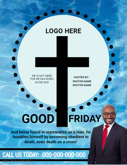 Good Friday Event flyer Template | PosterMyWall