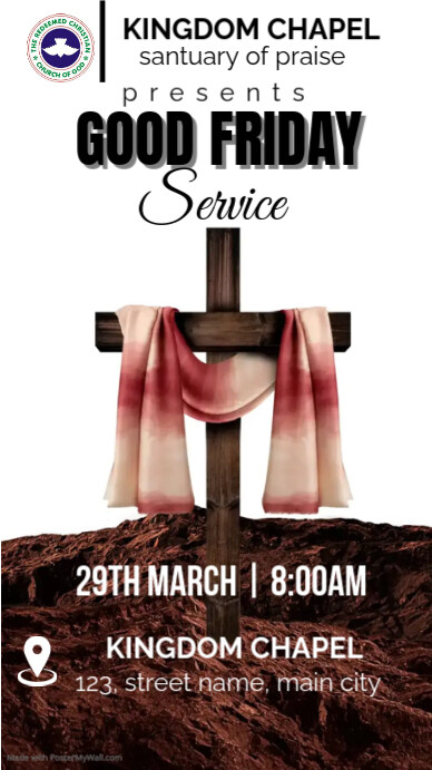 GOOD FRIDAY FLYER (1) Template | PosterMyWall