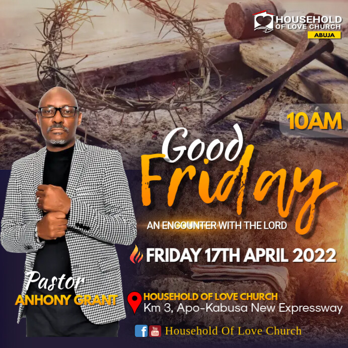 good friday flyer 3 Template | PosterMyWall