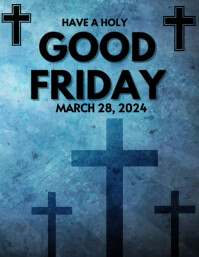 Good Friday Flyer Template | PosterMyWall