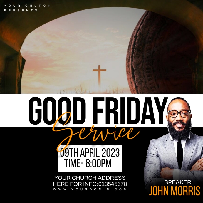 Copy of GOOD FRIDAY FLYER | PosterMyWall