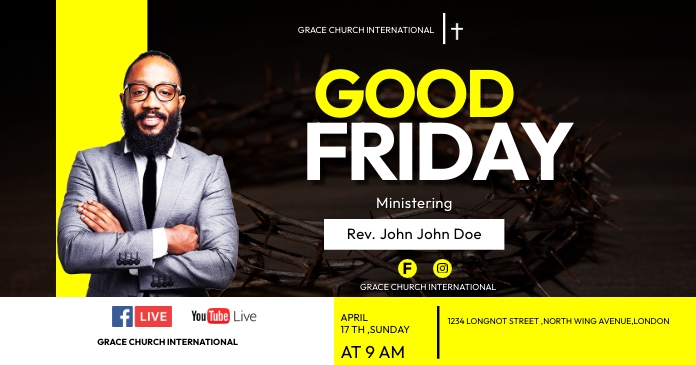 Copy of GOOD FRIDAY FLYER | PosterMyWall