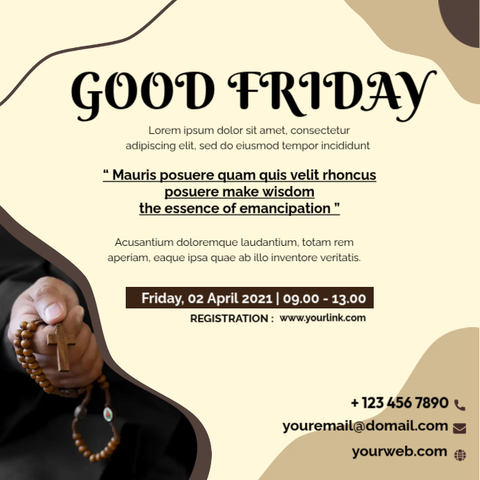 Copy of Good Friday Flyer | PosterMyWall