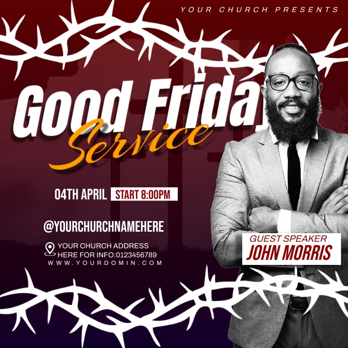 Selebaran Jumat Yang Bagus Templat | PosterMyWall