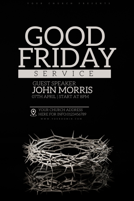 Plantilla de Folleto de Viernes | PosterMyWall