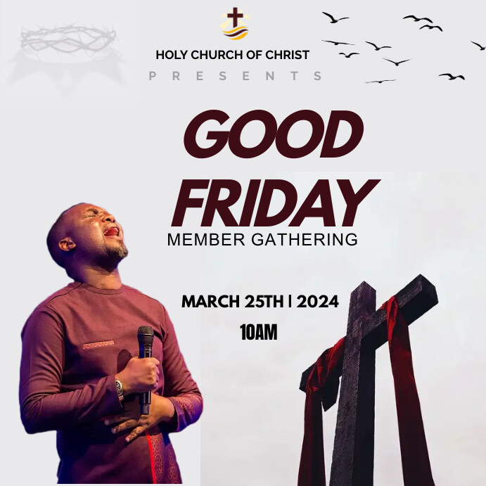 GOOD FRIDAY FLYER TEMPLATE | PosterMyWall