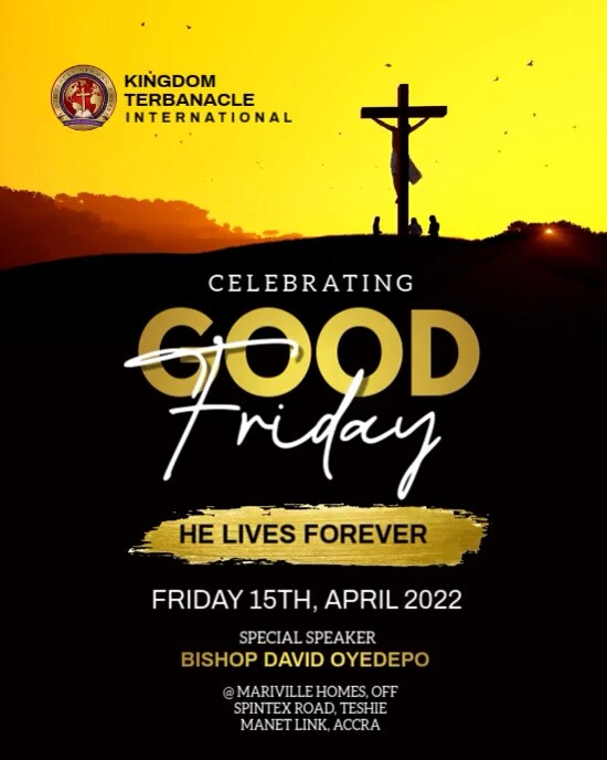 Good Friday Flyer Template | PosterMyWall