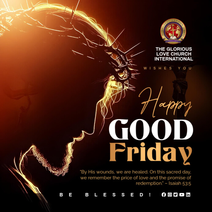 Good Friday Flyer Template | PosterMyWall