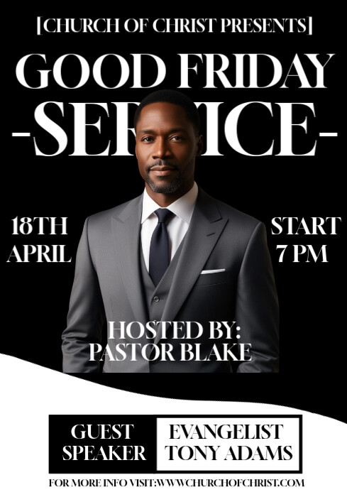 Good Friday Flyer Template | PosterMyWall