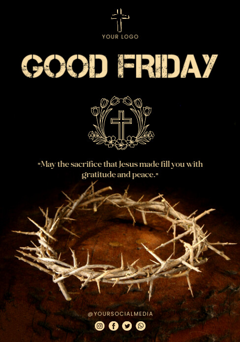 Good Friday Flyers-Vorlage | PosterMyWall