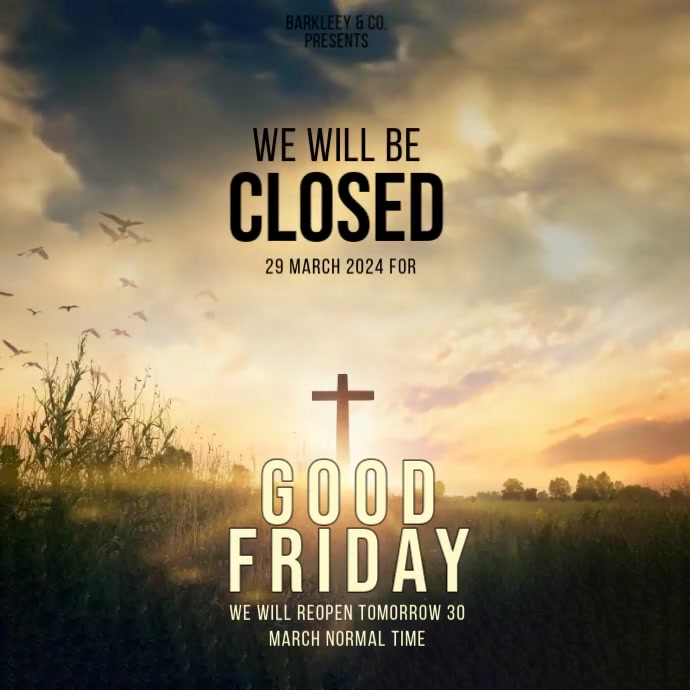 Good Friday IG Post Template | PosterMyWall