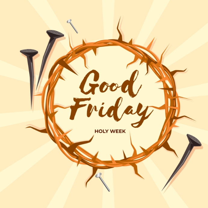 Good Friday illustration Template | PosterMyWall