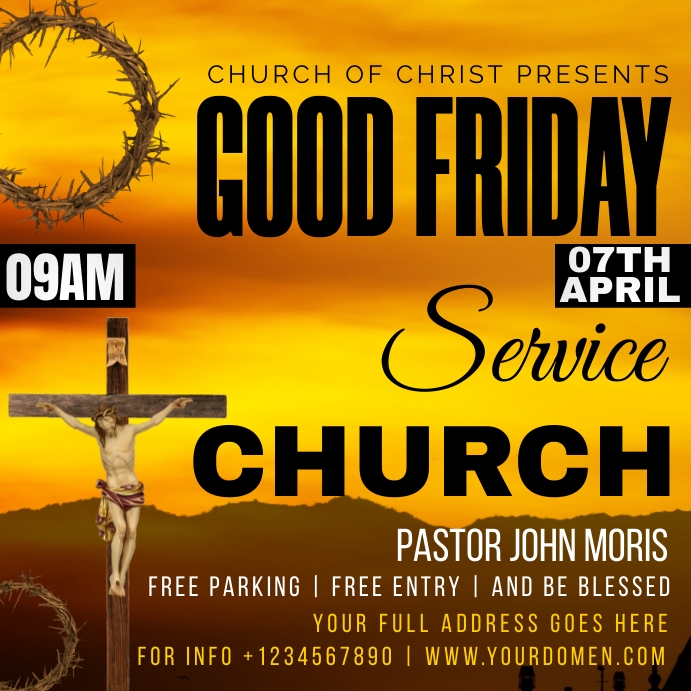 good friday instagram post Template | PosterMyWall