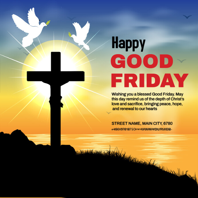 Good Friday Instagram Post Template | PosterMyWall